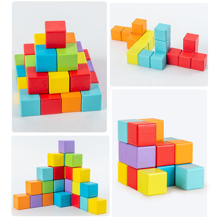 Three-Dimensional Visual-spatial STEM toy (beginner and advanced optio