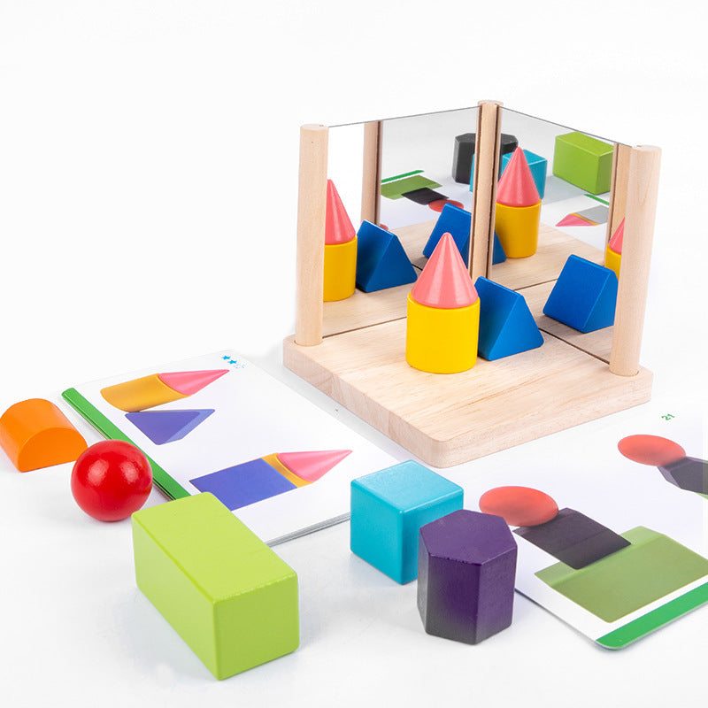 Wooden visual Spatial Thinking Skills puzzle